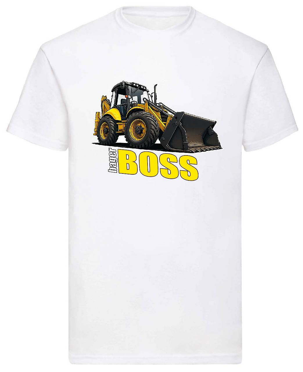 Bager boss pánske (M - Biela) / jedinecne_tricka - SAShE.sk