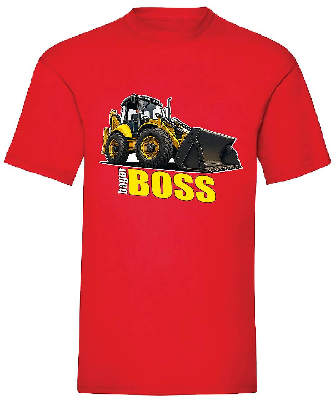 Bager boss pánske (XL - Červená) / jedinecne_tricka - SAShE.sk
