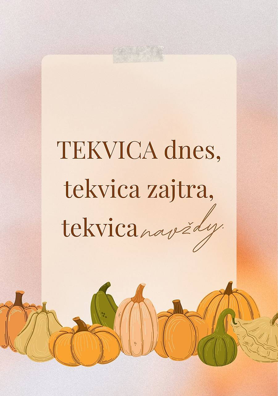 Tekvica - print / tvoje.slova - SAShE.sk