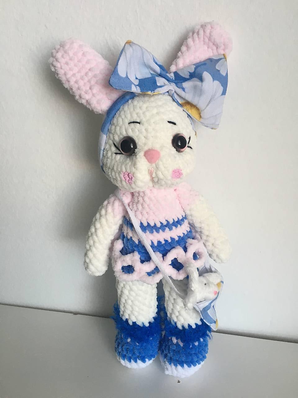 Hackovany zajacik - mojkadlo. / Katya_dyzajn - SAShE.sk