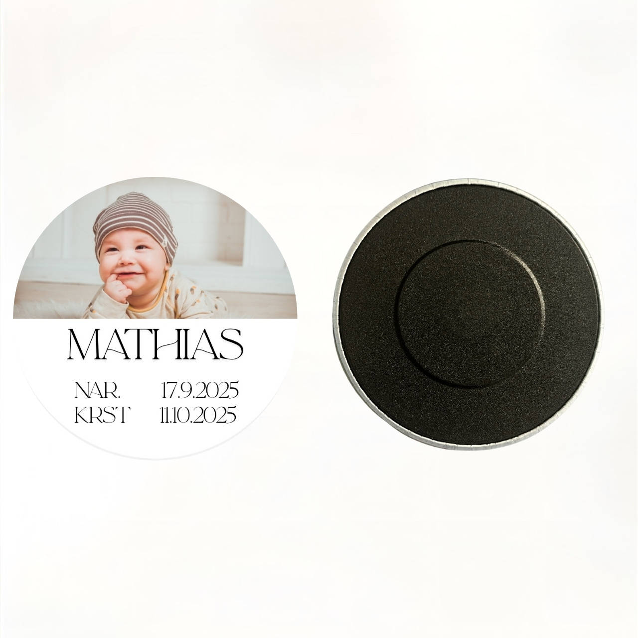 Magnetka na krst - darček pre hostí / magnetella - SAShE.sk