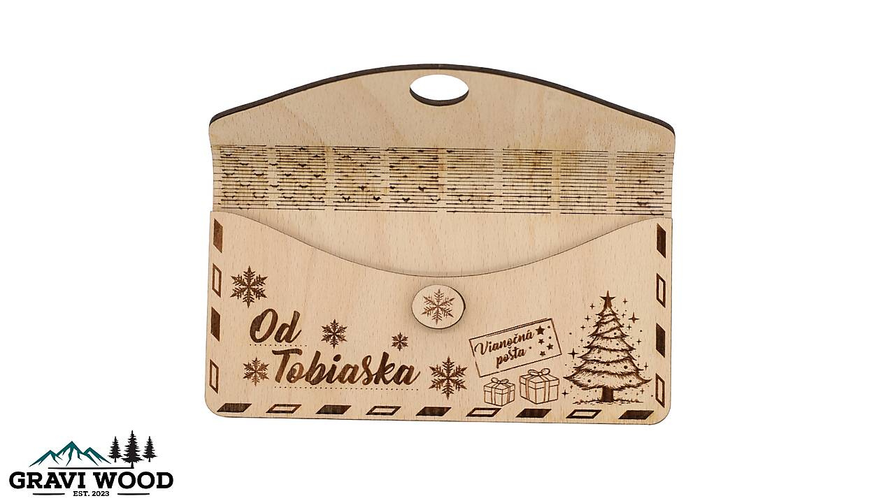 Obálka „List Ježiškovi“ / GraviWood - SAShE.sk