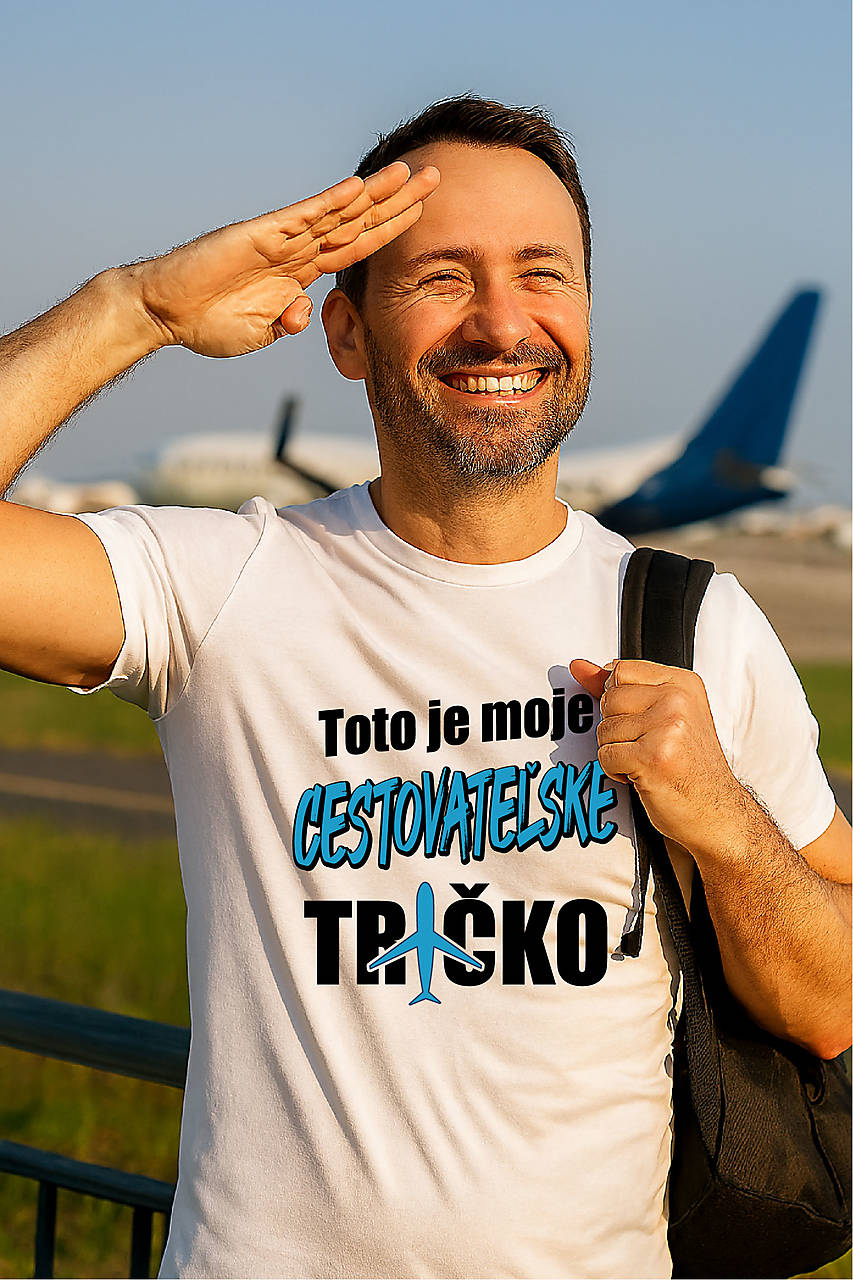 Cestovateľské tričko - pánske (Zelená) / jedinecne_tricka - SAShE.sk