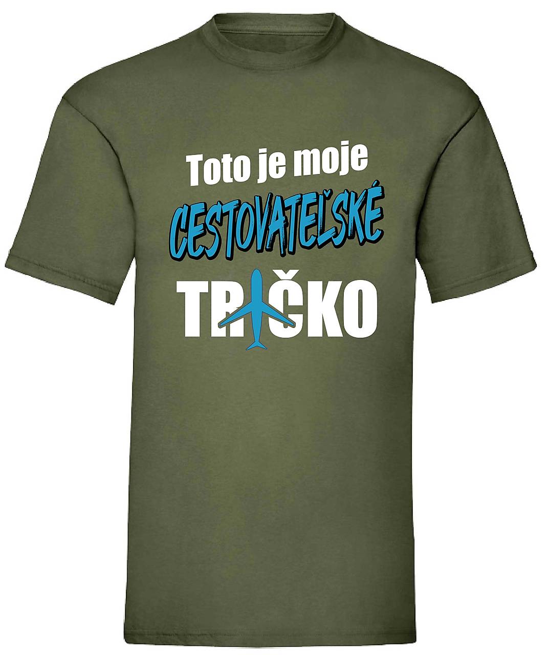 Cestovateľské tričko - pánske (Zelená) / jedinecne_tricka - SAShE.sk