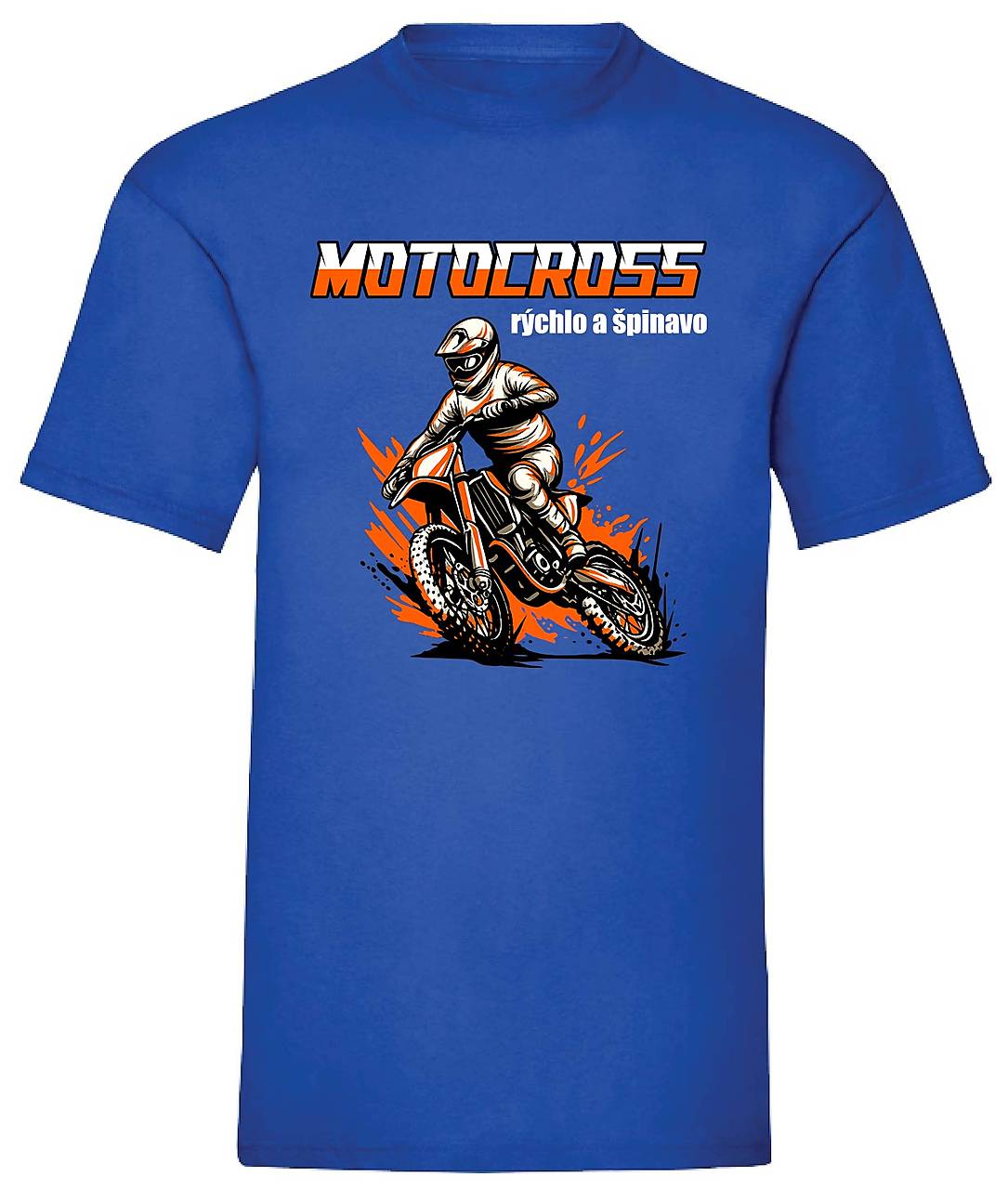 Motocross (Modrá) / jedinecne_tricka - SAShE.sk