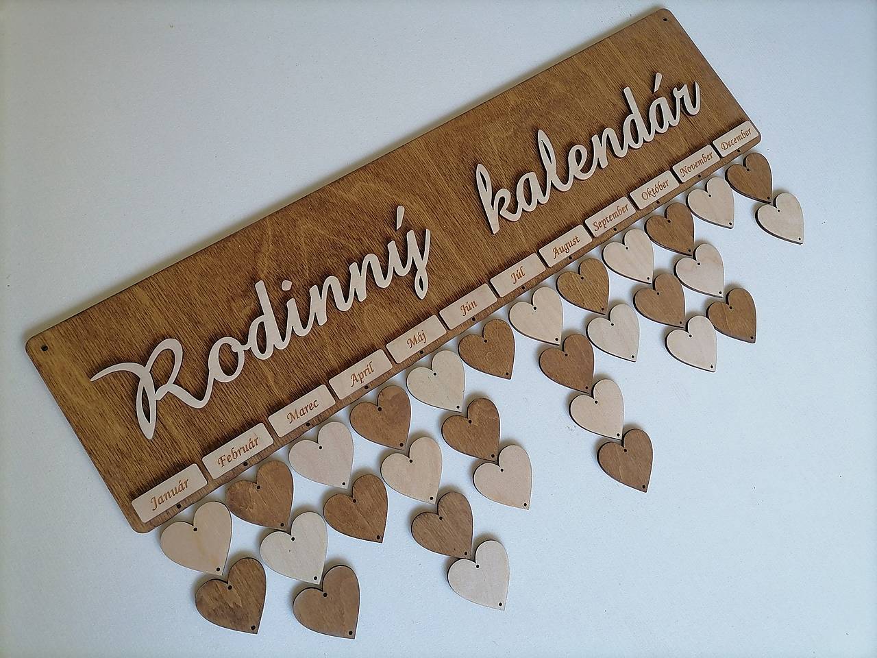 Rodinny kalendar na mieru / drevenepolotovary - SAShE.sk