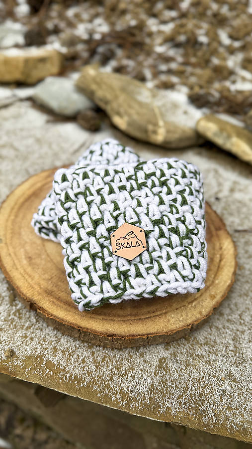 Čelenka WHITE & GREEN / Skala_brand - SAShE.sk