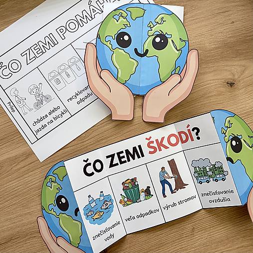 Deň Zeme - aktivita pre deti - PDF na stiahnutie / Mudrahlavicka - SAShE.sk