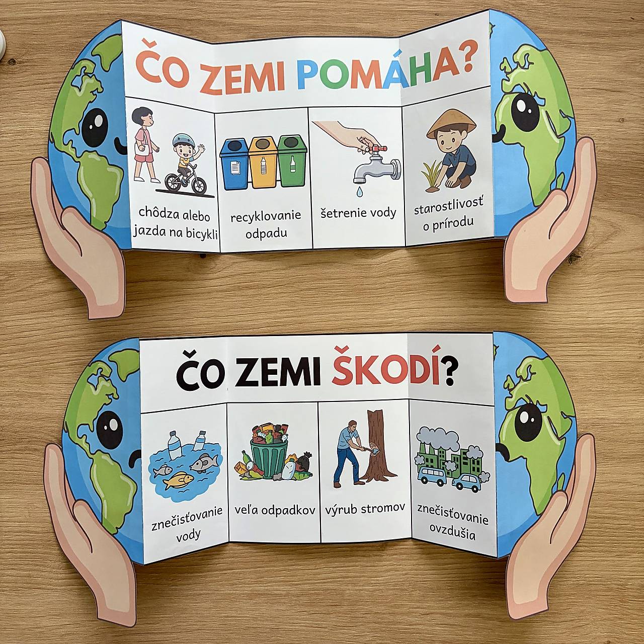 Deň Zeme - aktivita pre deti - PDF na stiahnutie / Mudrahlavicka - SAShE.sk
